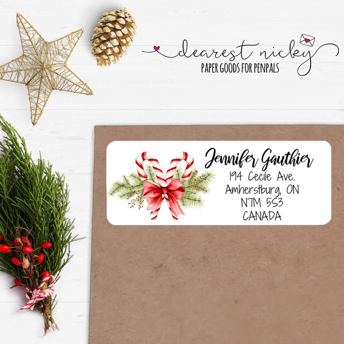 Dearest Nicky stationery sets and paper goods for letter writers.