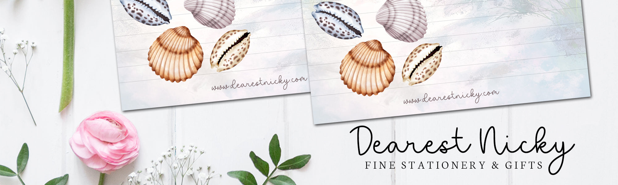 Dearest Nicky stationery sets and paper goods for letter writers.