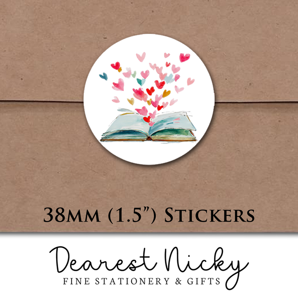 Heart Balloons Envelope Seals - Set of 30 Stickers – Dearest Nicky