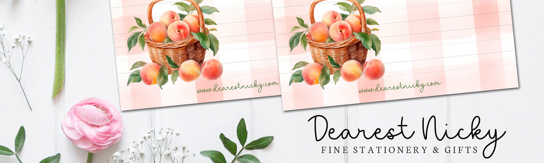 Dearest Nicky stationery sets and paper goods for letter writers.