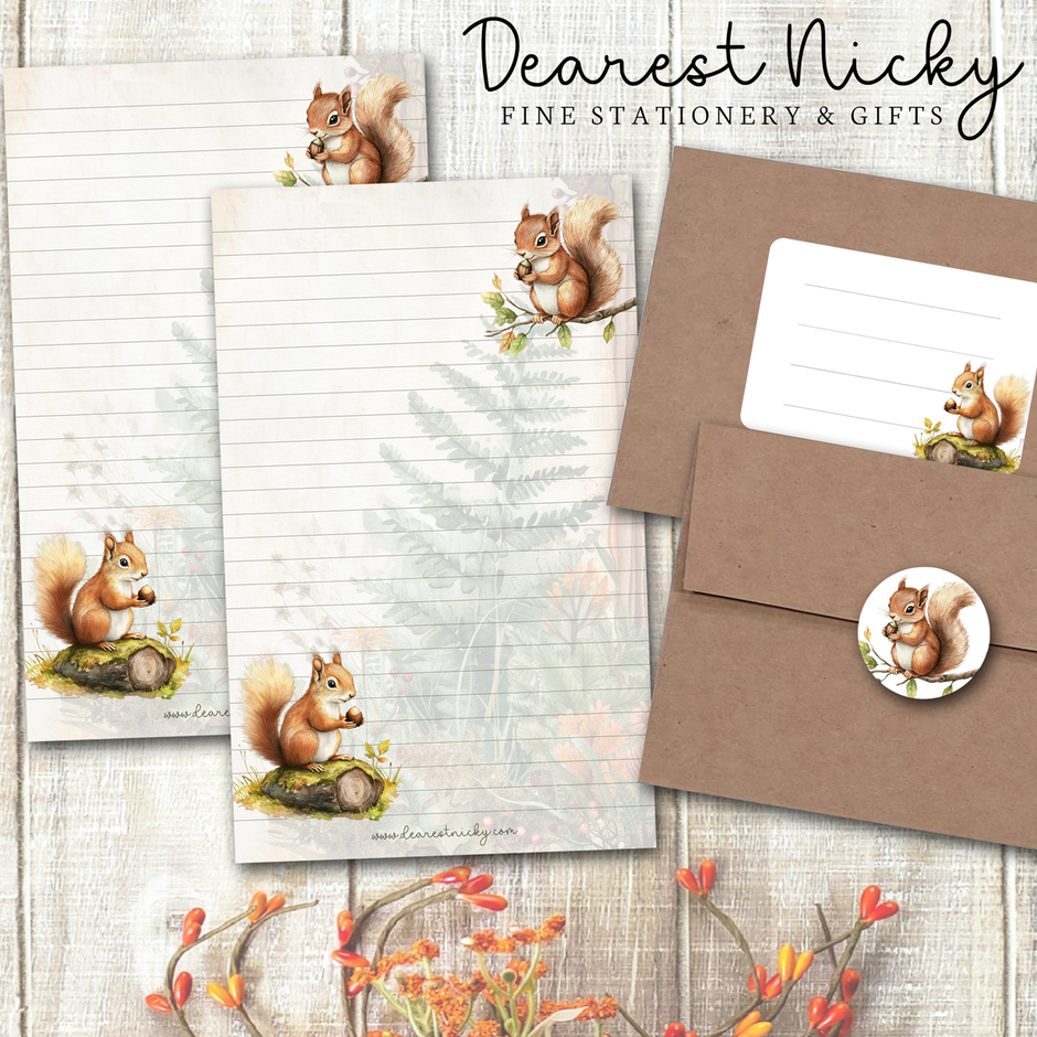 Dearest Nicky stationery sets and paper goods for letter writers.
