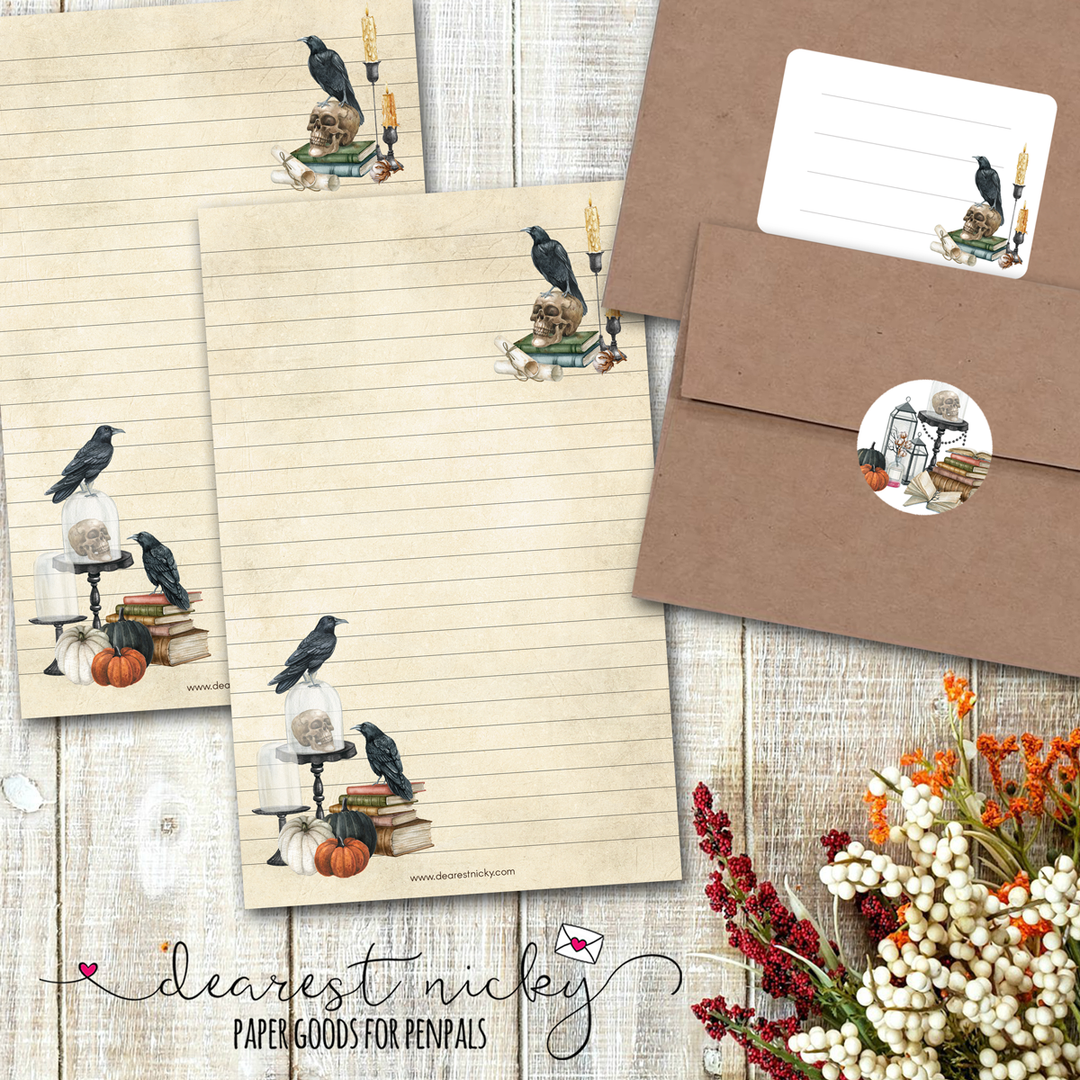 Books and Ravens Letter Writing Set – Dearest Nicky