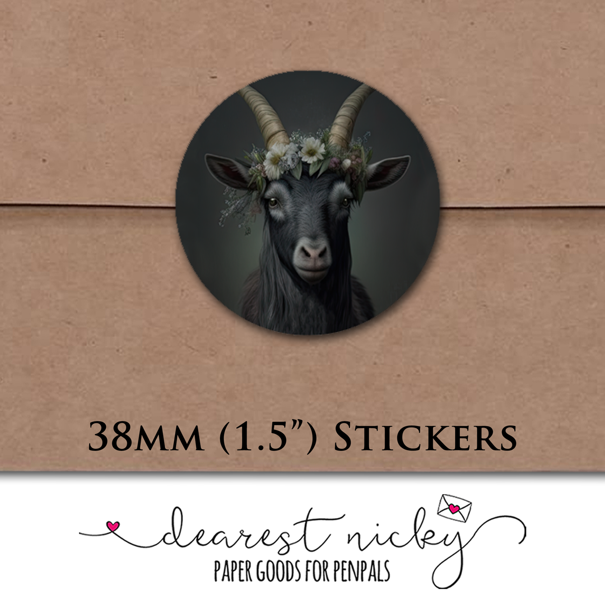 Goat Envelope Seals - Set of 30 Stickers – Dearest Nicky