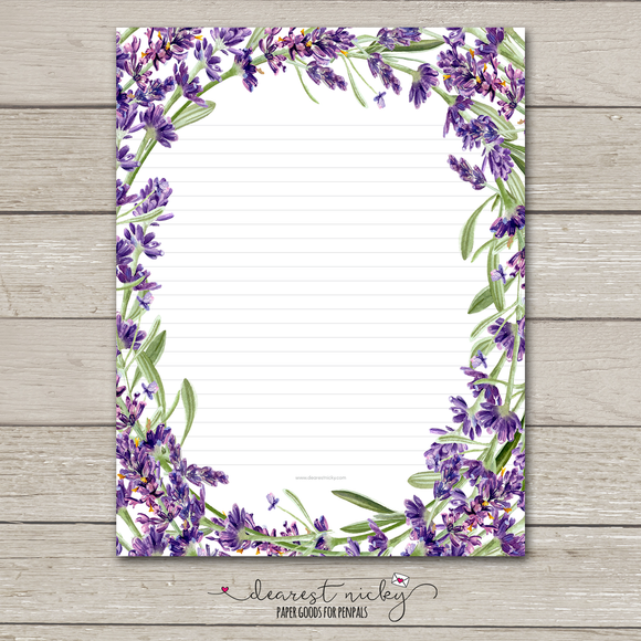 Large Letter Writing Paper – Dearest Nicky